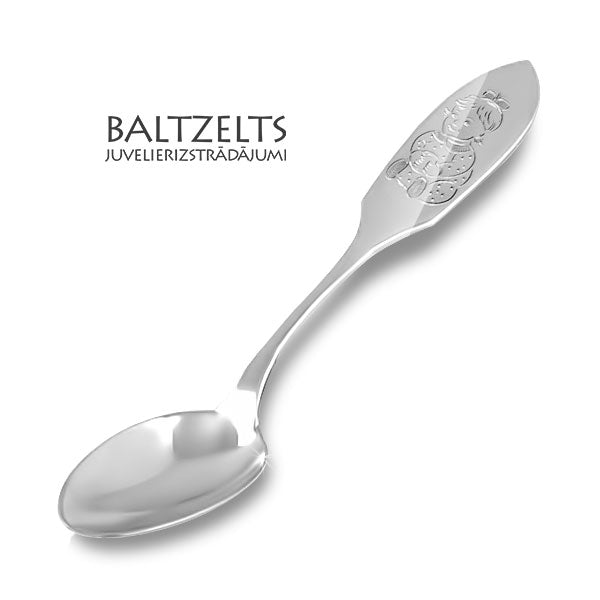 Sudraba kafijas karote "Meitene" – BALTZELTS